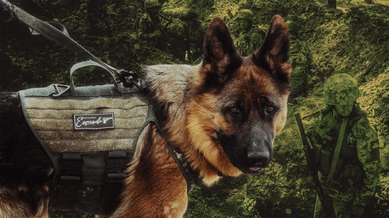 Боевые псы готовятся штурмовать позиции ВСУ