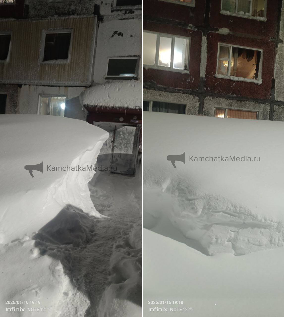 Снежный коллапс на Камчатке. Фотогалерея